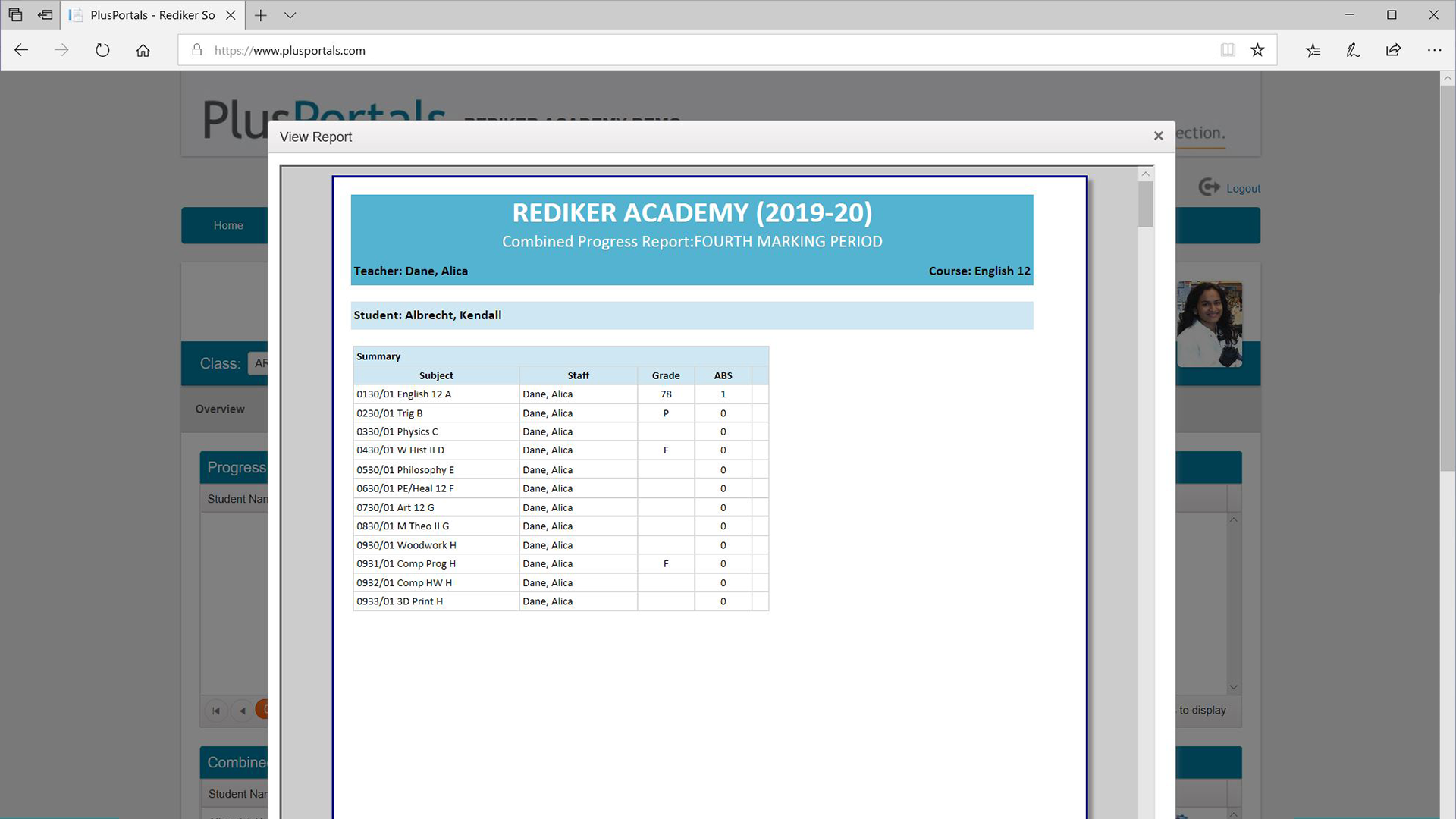 Web Portals for Parents and Students | Rediker Software
