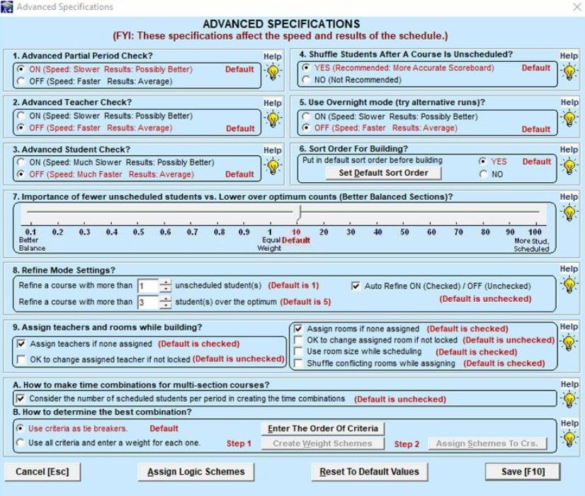 Master Schedule Building Software | Rediker Software