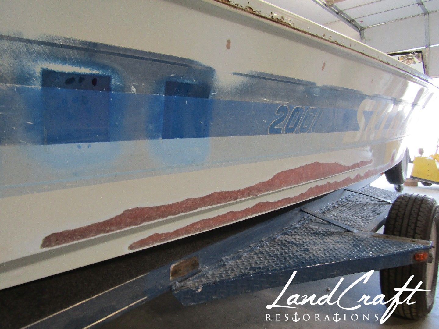 Boat Restoration Photos Before and After – LandCraft Marine