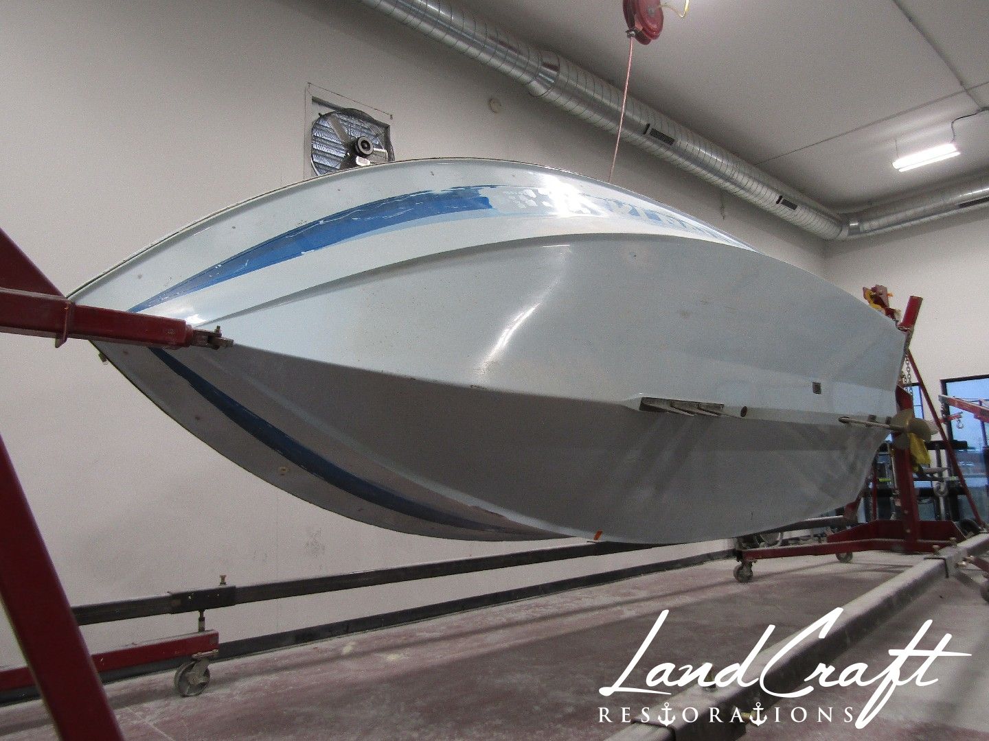 Boat Restoration Photos Before and After – LandCraft Marine