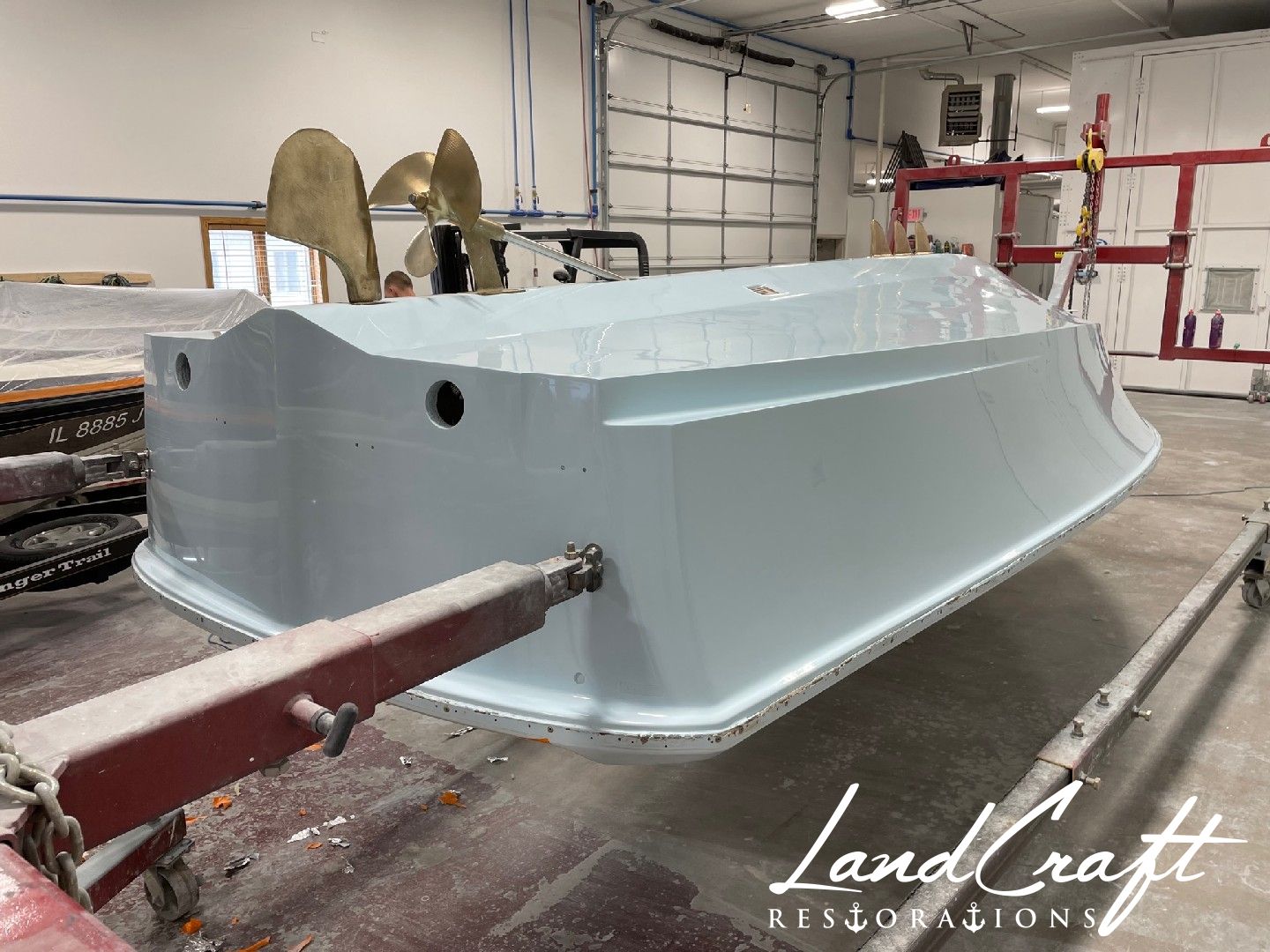 Boat Restoration Photos Before and After – LandCraft Marine