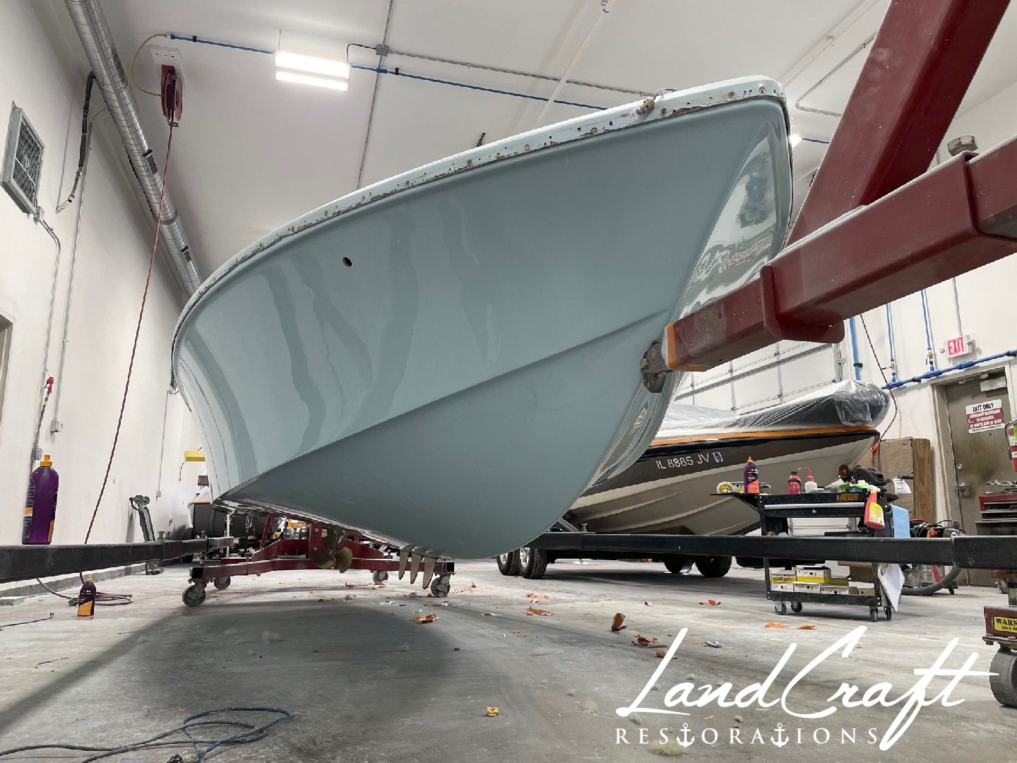 Boat Restoration Photos Before and After – LandCraft Marine