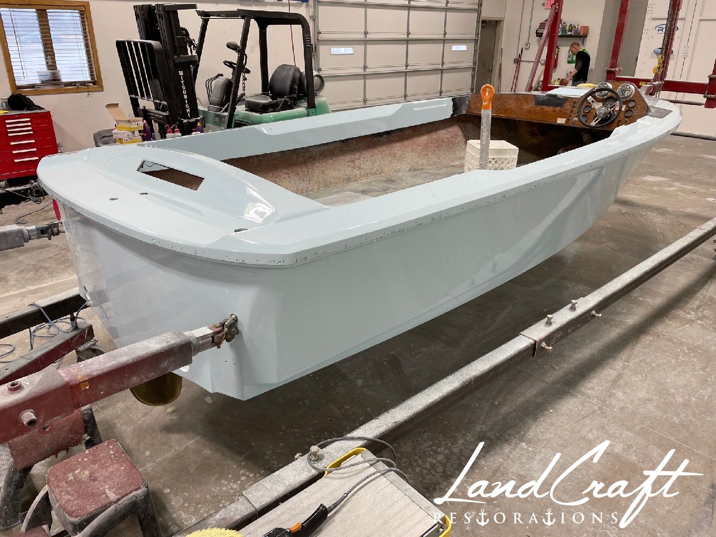 Boat Restoration Photos Before and After – LandCraft Marine