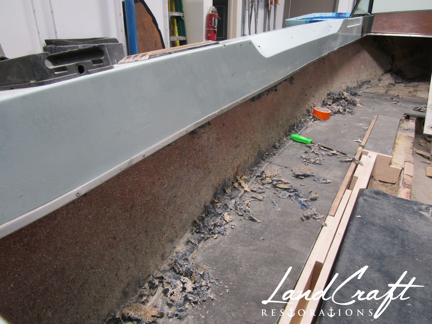 Boat Restoration Photos Before and After – LandCraft Marine