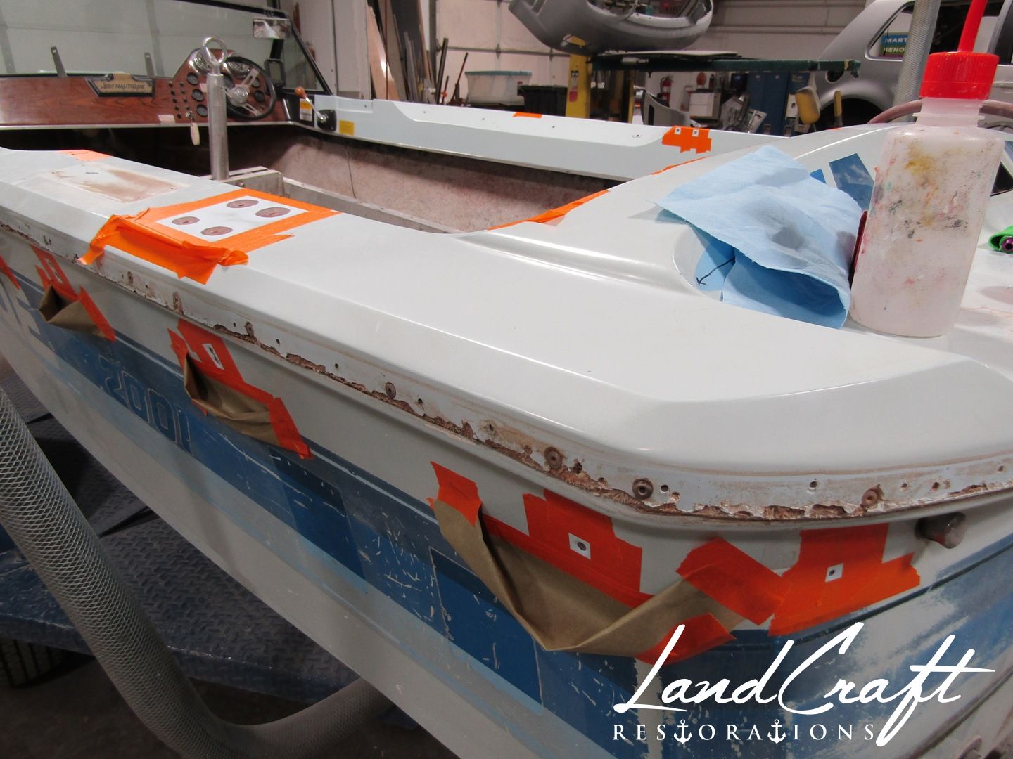 Boat Restoration Photos Before and After – LandCraft Marine