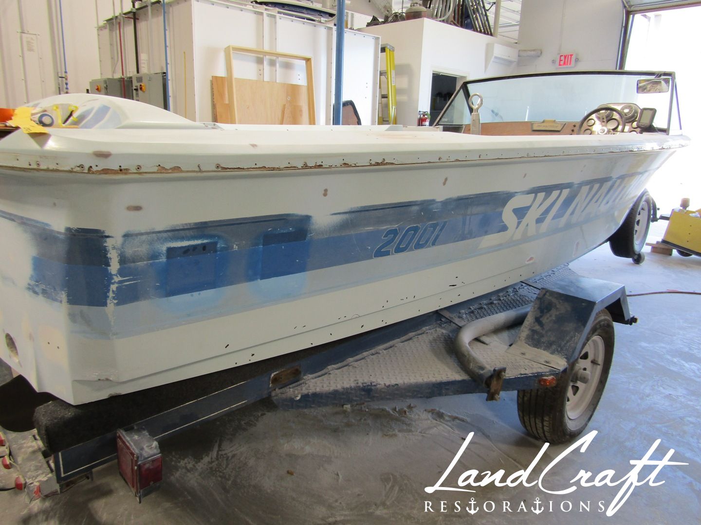 Boat Restoration Photos Before and After – LandCraft Marine