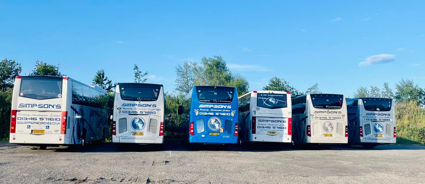 Simpson's Coaches, coach hire in Aberdeen & Aberdeenshire