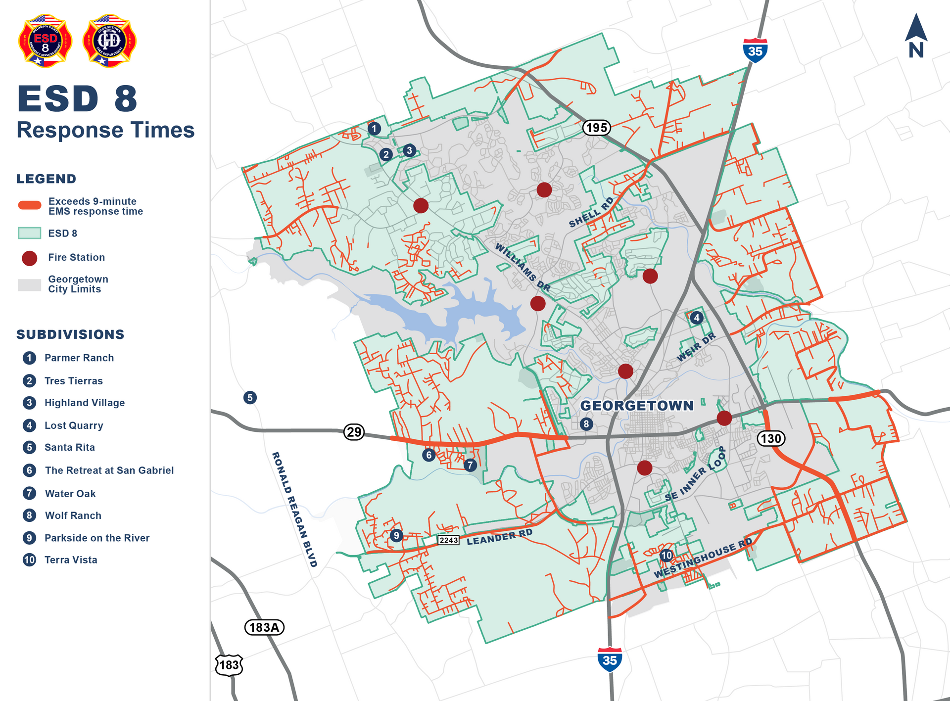 Williamson County ESD 8 | Emergency Dial 911