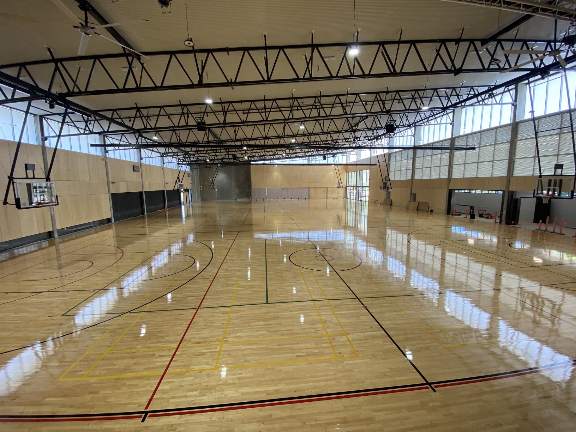 Strip Timber Sports Flooring | Basketball Court, Netball Court | Aura Sport