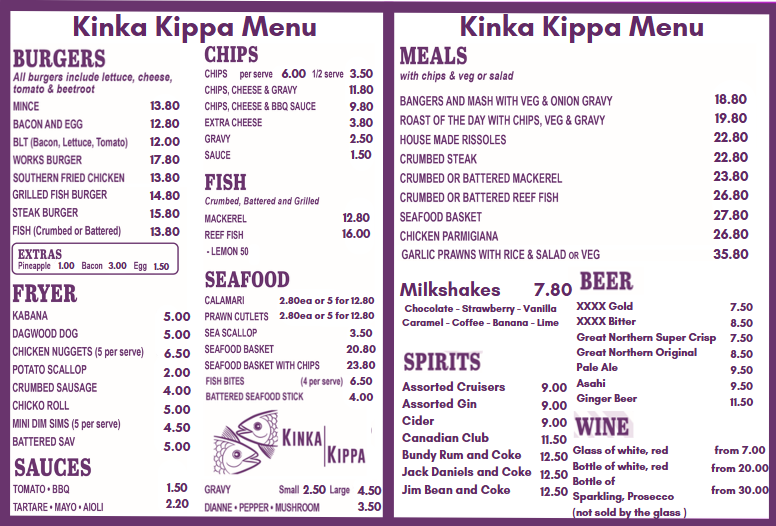 Kinka Kippa | Takeaway in Kinka Beach