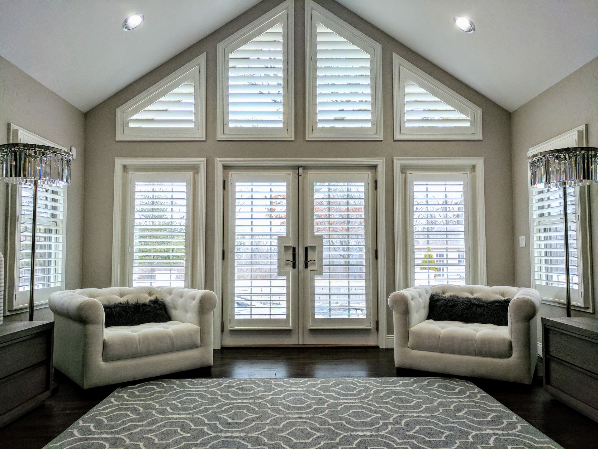 Kansas City specialty shape window coverings