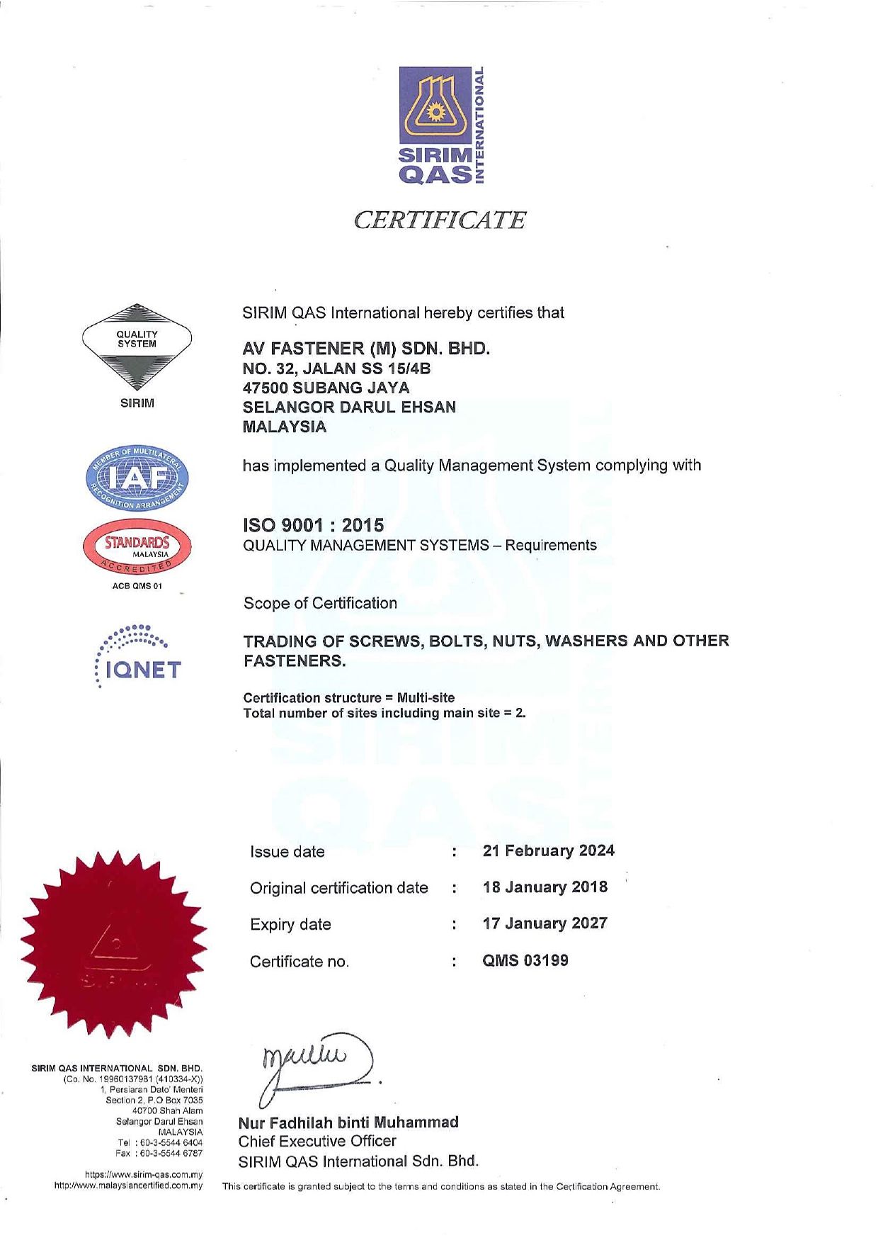 Gallery | AV Fastener Product Showcase