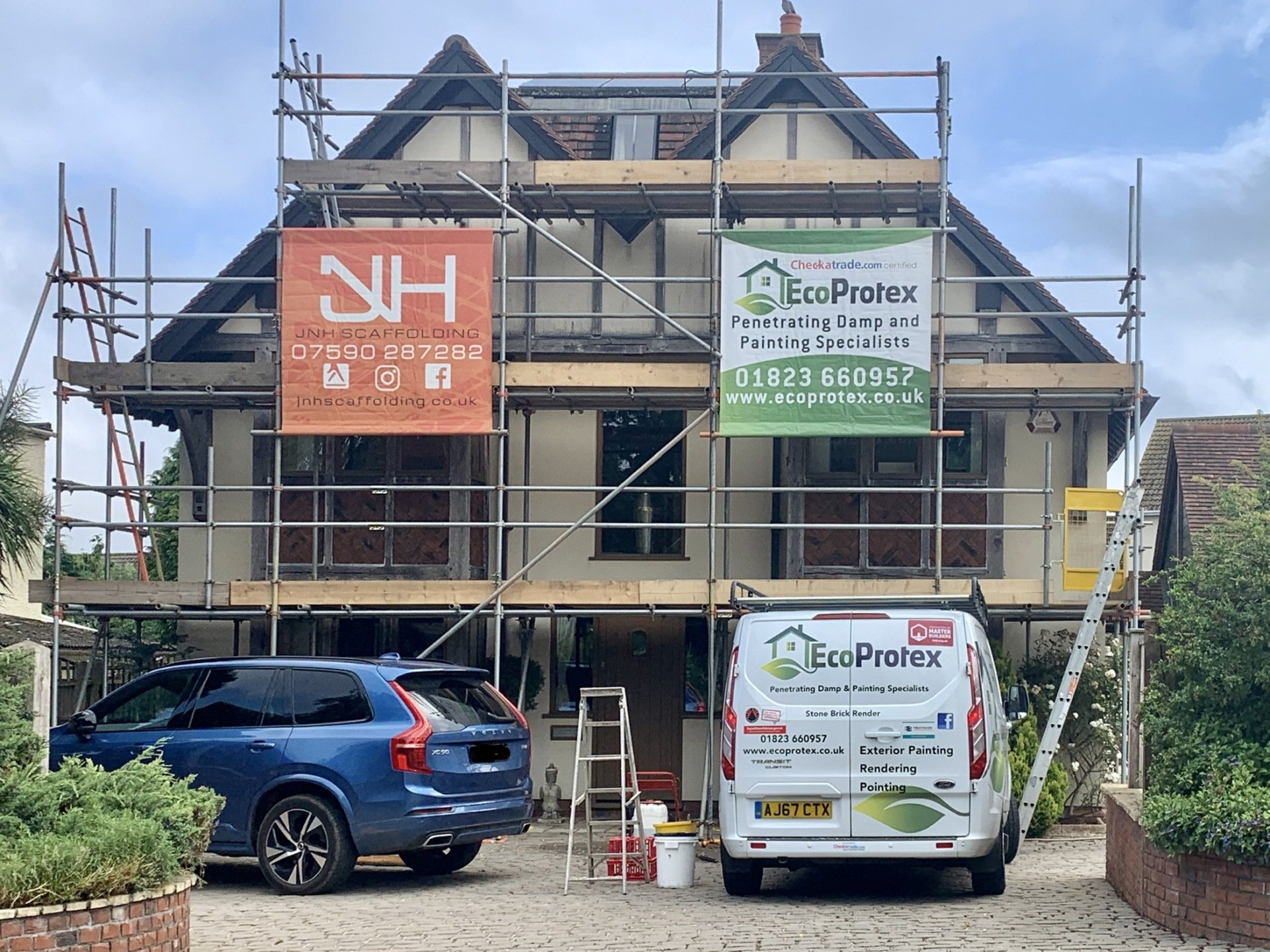 Render Cleaning & Protection Work in Somerset and Devon | EcoProtex