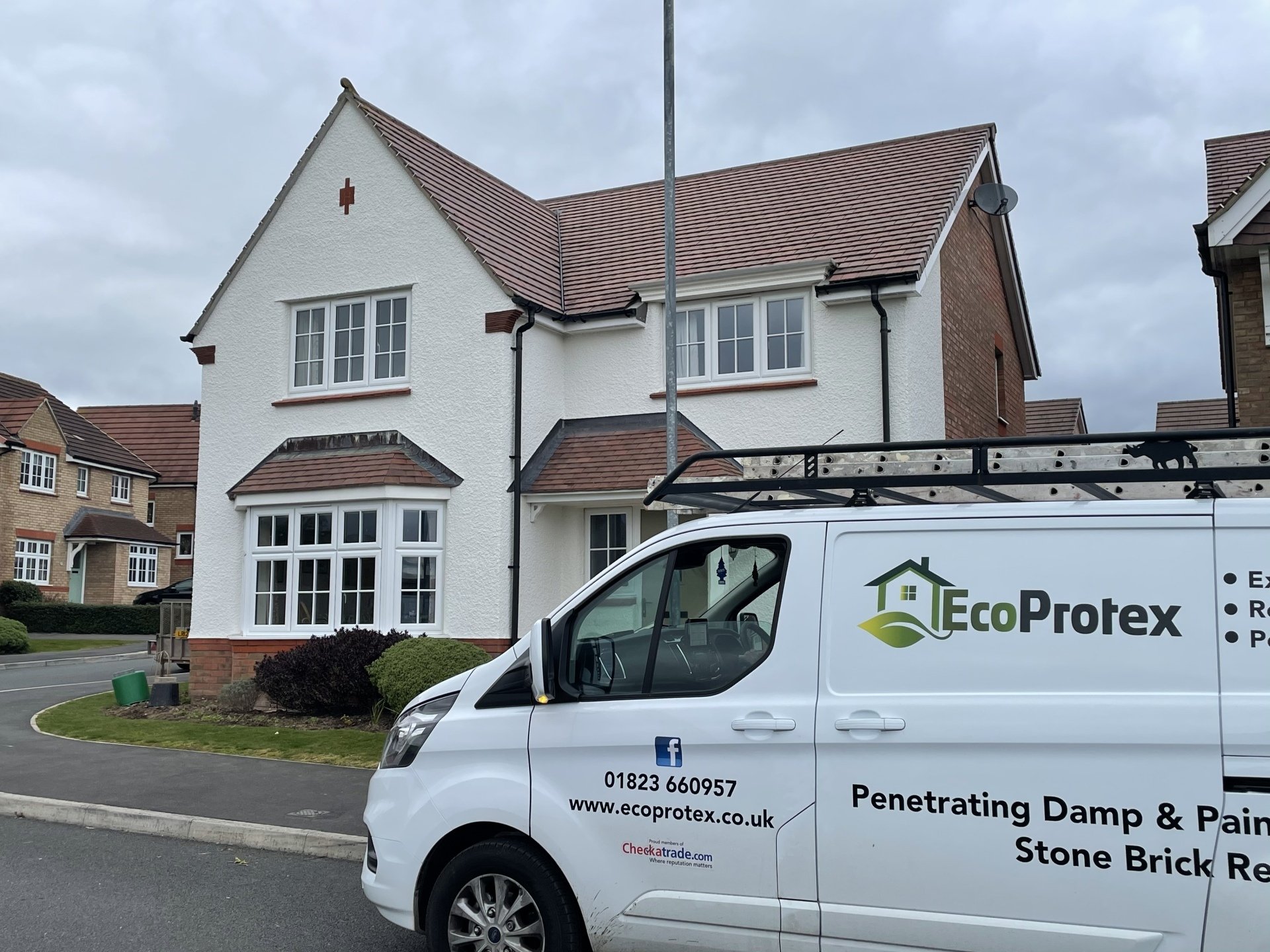 Render Cleaning & Protection Work in Somerset and Devon | EcoProtex