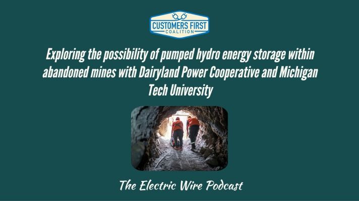 Possibility of pumped hydro energy storage within abandoned mines