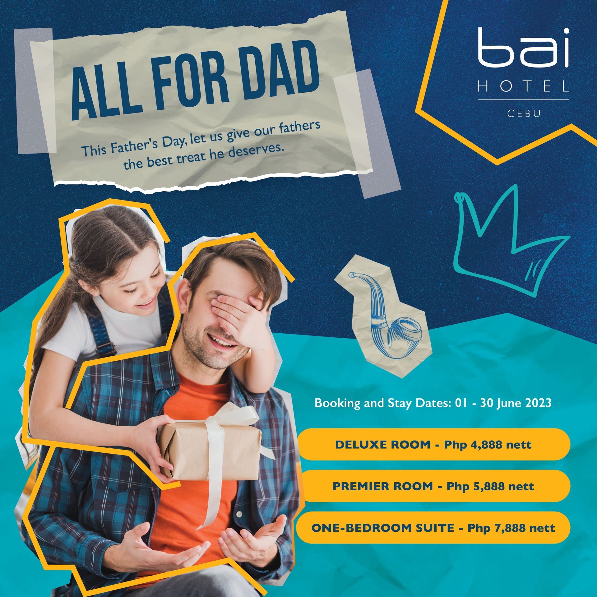 Three Ways to Make Father's Day Memorable at bai Hotel Cebu