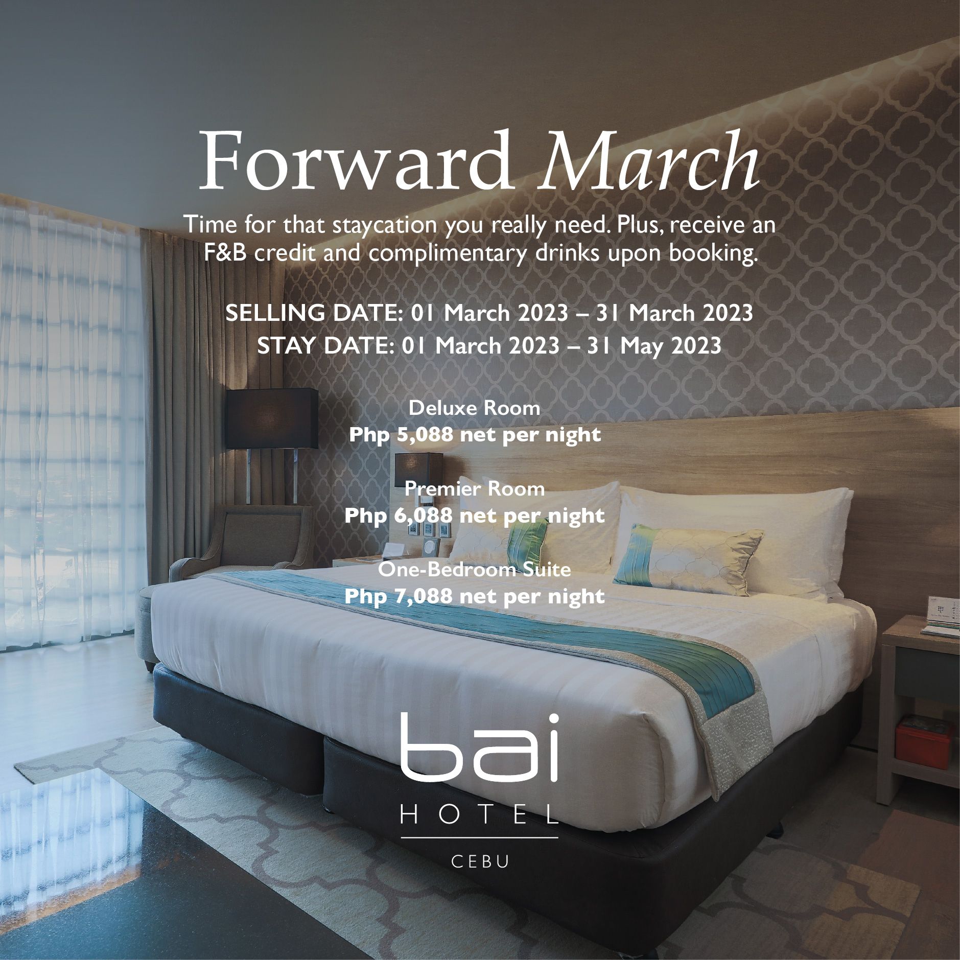 March Room Promo at bai Hotel Cebu