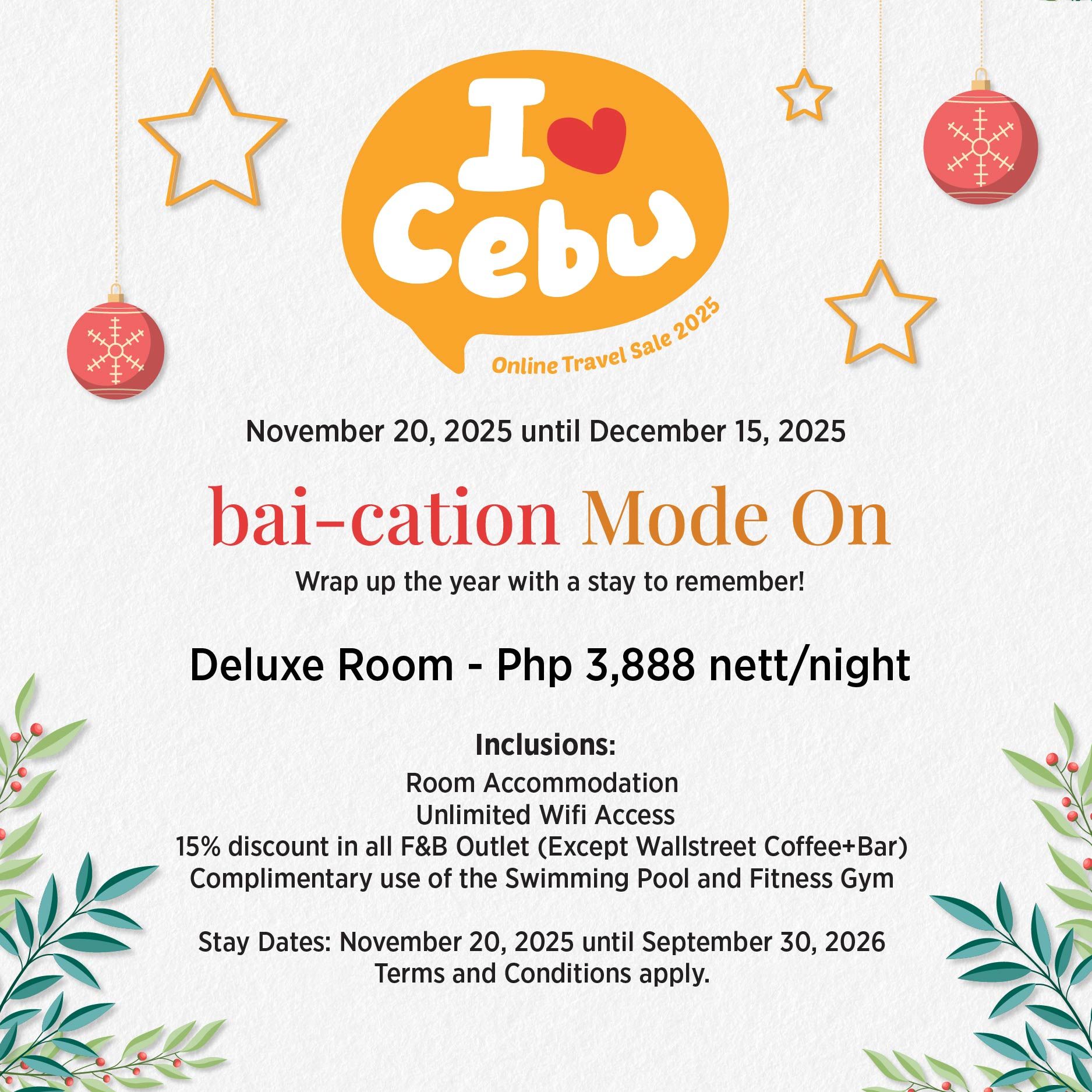 Unlock HoliDeals at I Love Cebu Holiday Sale 2025