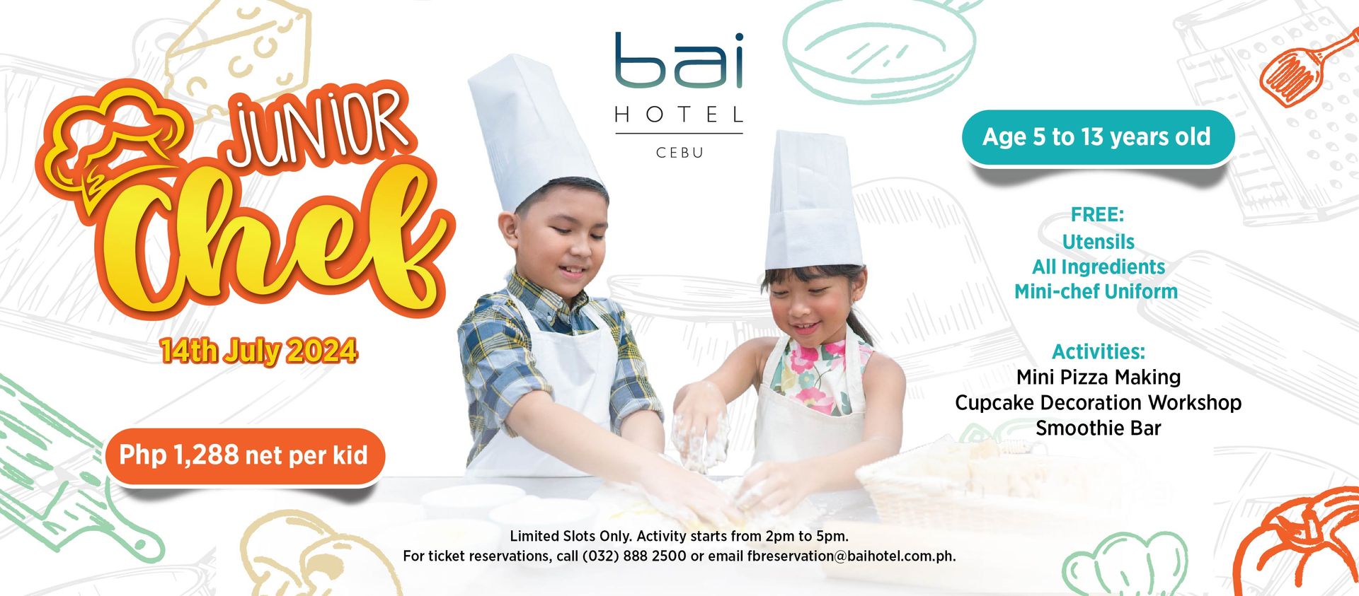 Kids rule the kitchen in bai Hotel Cebu’s Junior Chef shindig