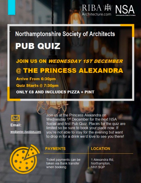 NSA Pub Quiz at the Princess Alexandra, Northampton