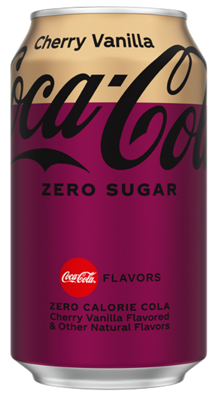 Coca-Cola Zero Sugar Cherry Vanilla (Coke Zero) | 🥤 Cola-Zero.com