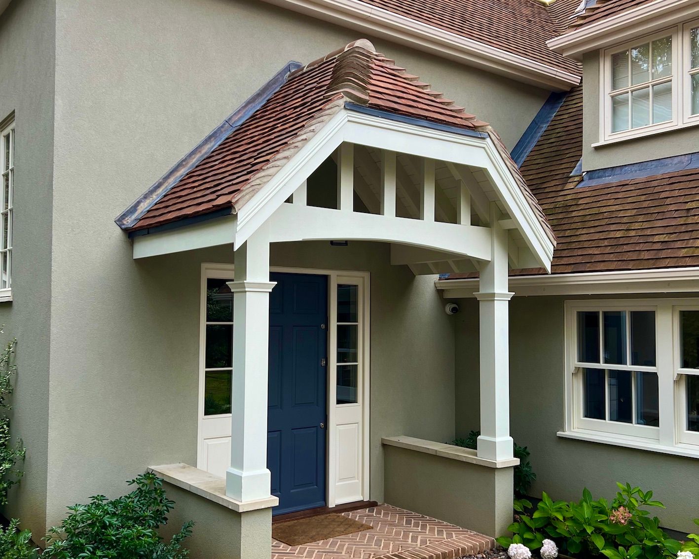 Buckingham Porch designed by Aleksa Glancy Design