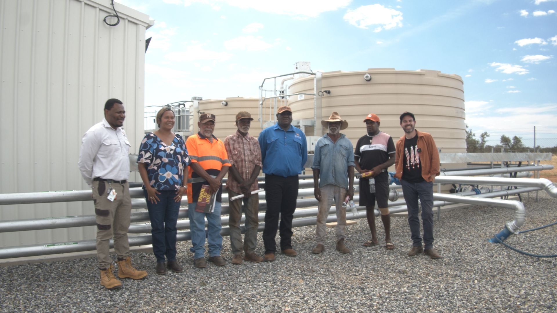 The Opening of the Laramba Water Treatment Plant