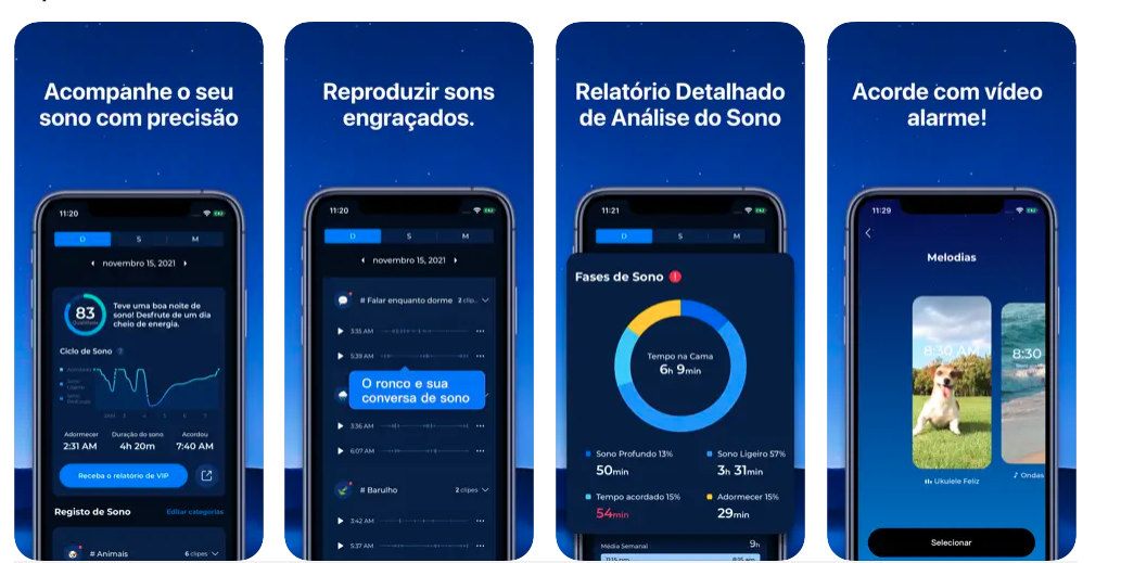 5 aplicativos de monitoramento do sono para dormir melhor