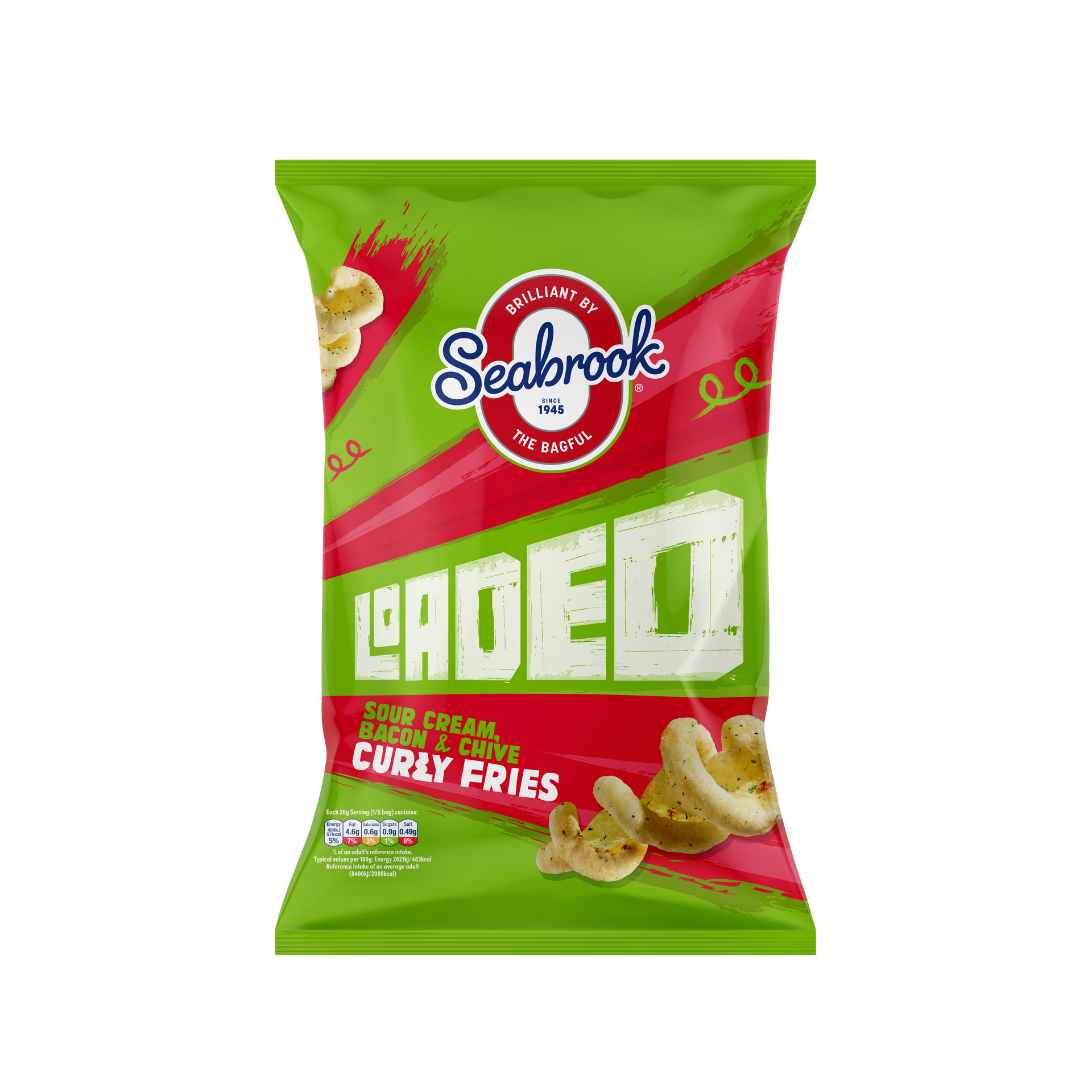 Loaded Sour Cream Bacon & Chive - Seabrook Crisps