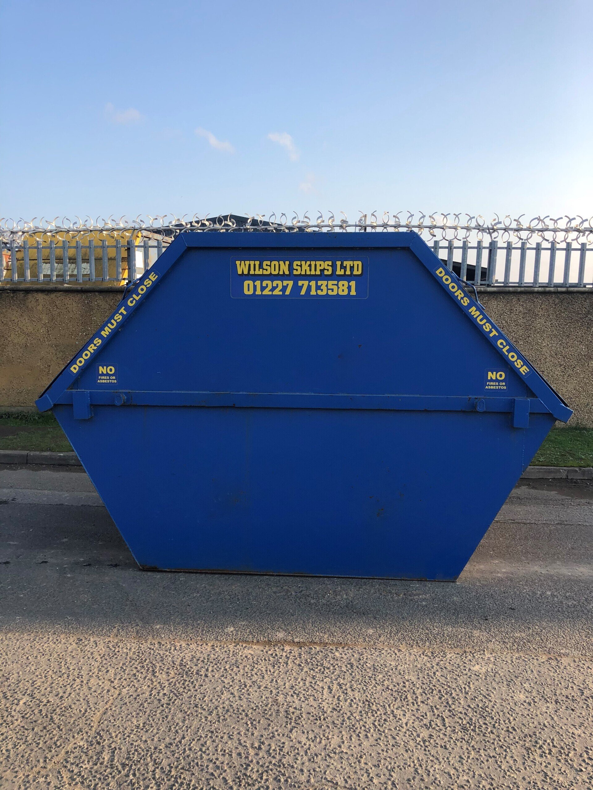 All skip sizes | Wilson Skips Ltd