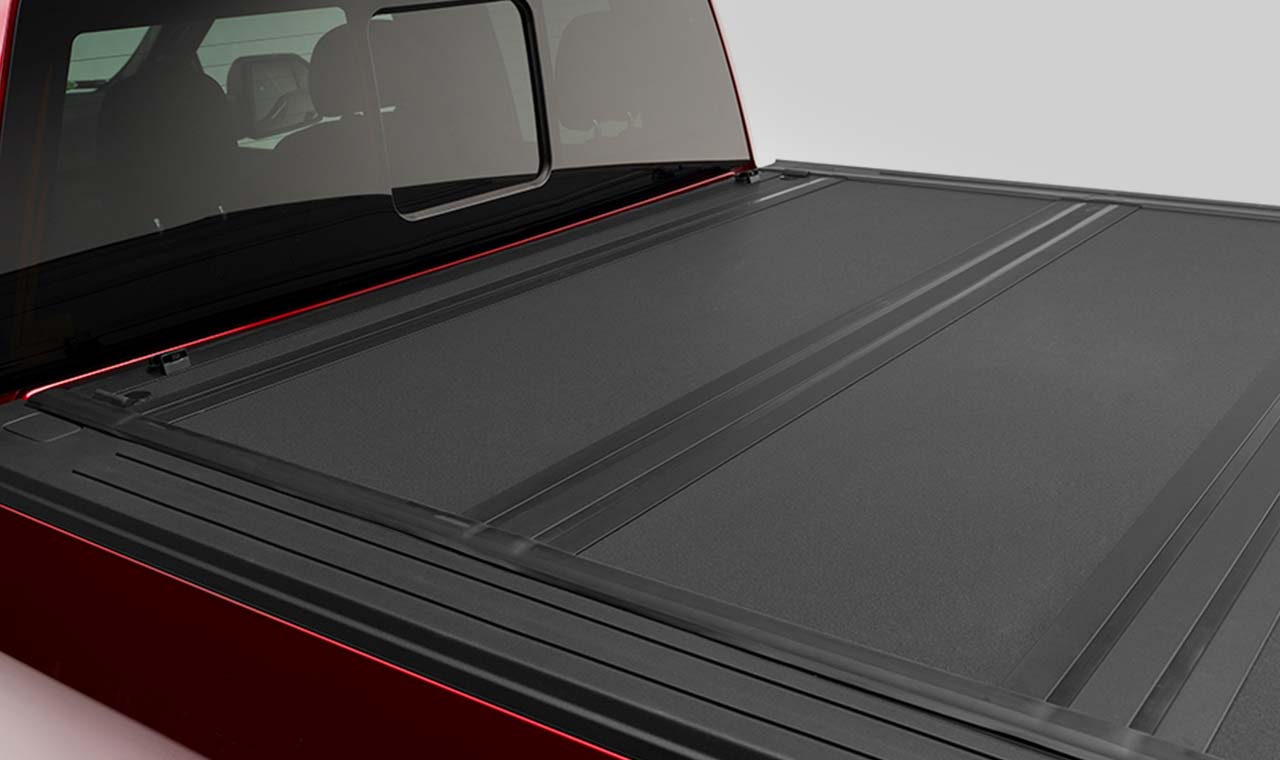TRUCK GEAR by LINE-X Stealth Hard Folding Tonneau Covers