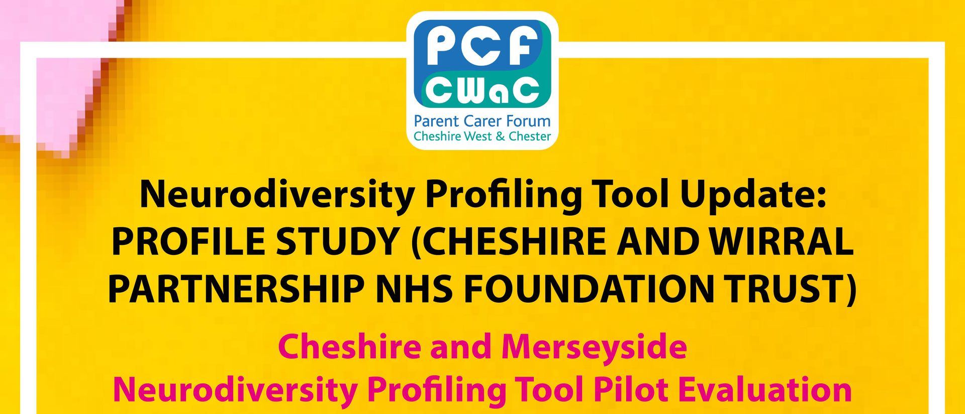 Neurodiversity Profiling Tool ... UPDATE
