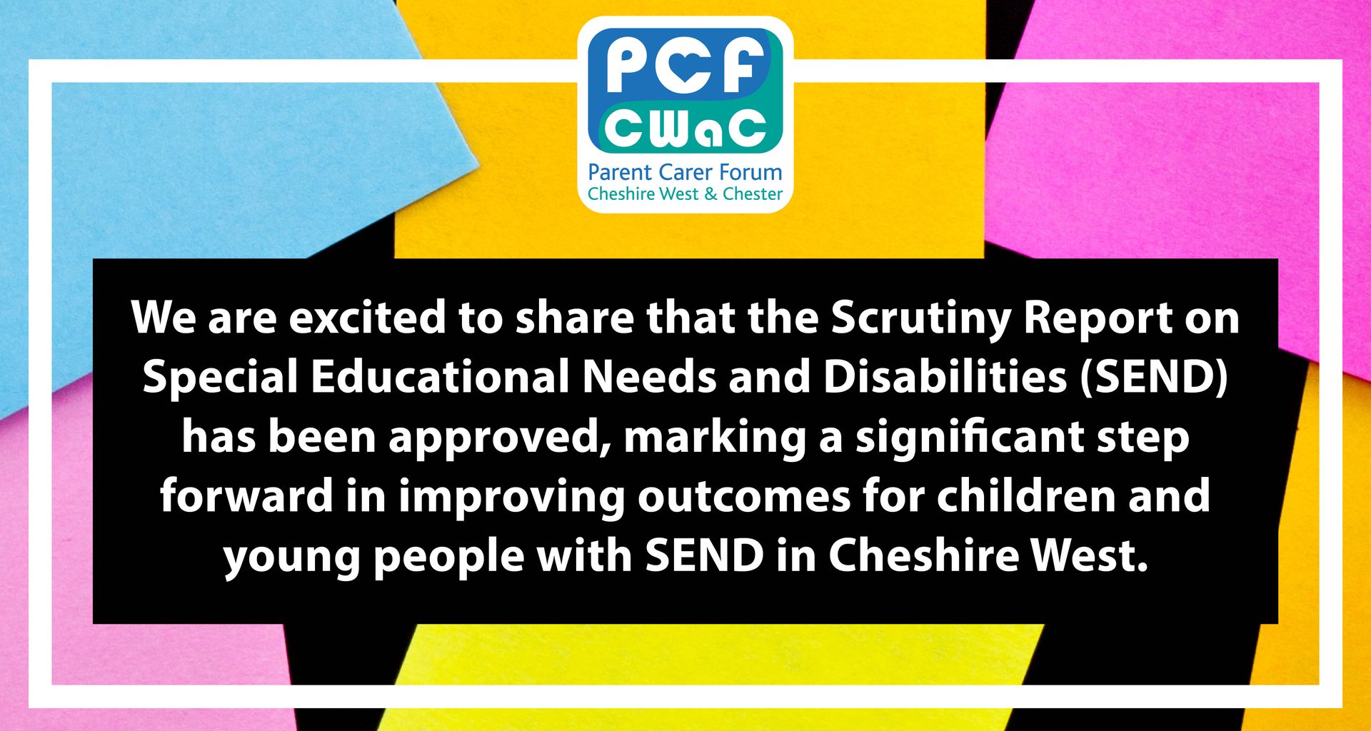 SEND Scrutiny Report Approved: A Collaborative Achievement