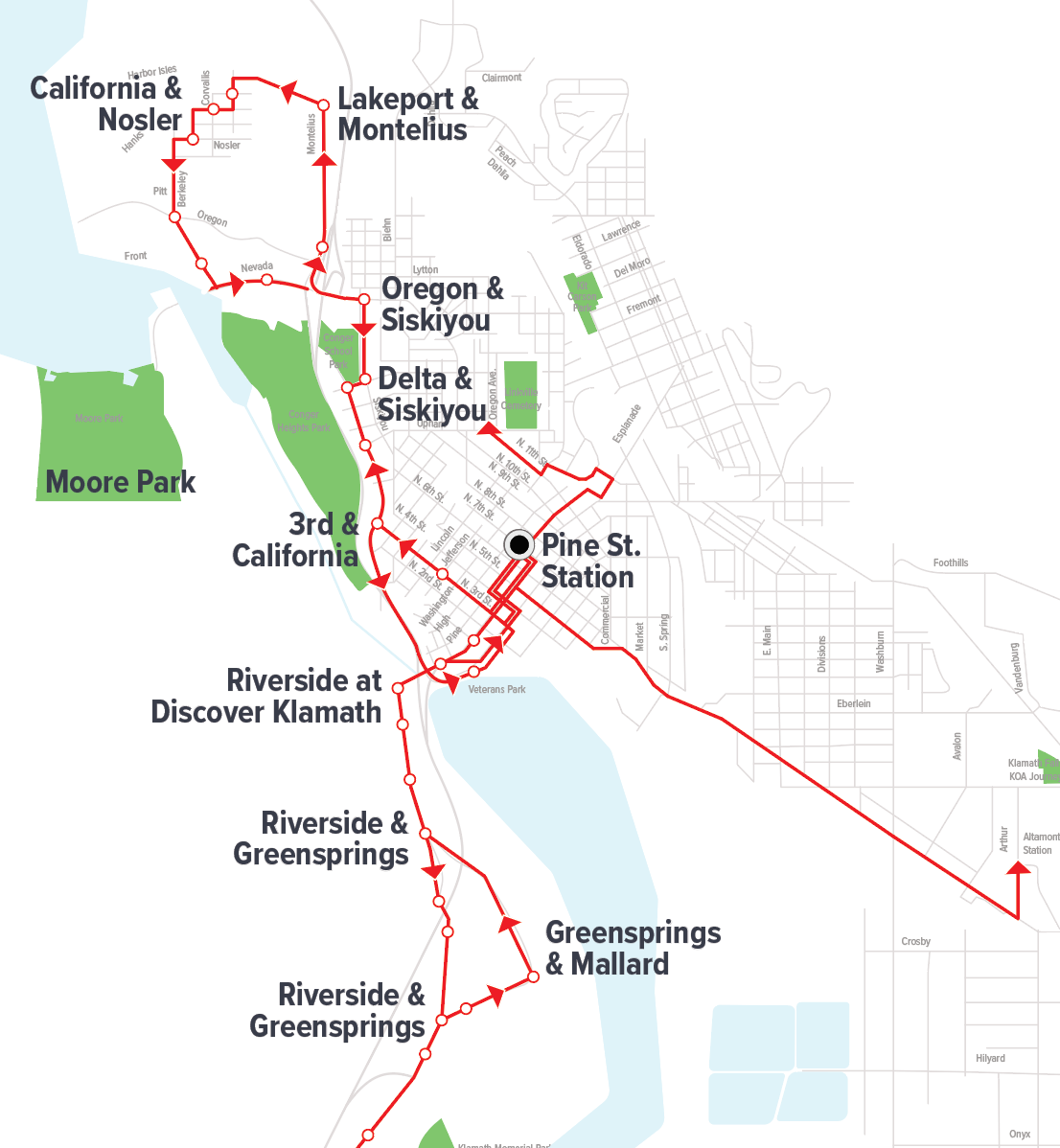 Bus Routes & Schedules | Basin Transit Service | Klamath Falls, OR