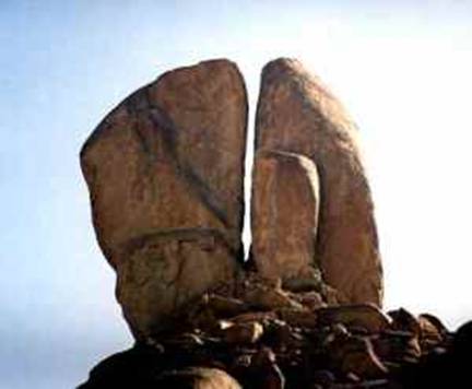 Chariot wheels discovered at the bottom of the Red Sea.
