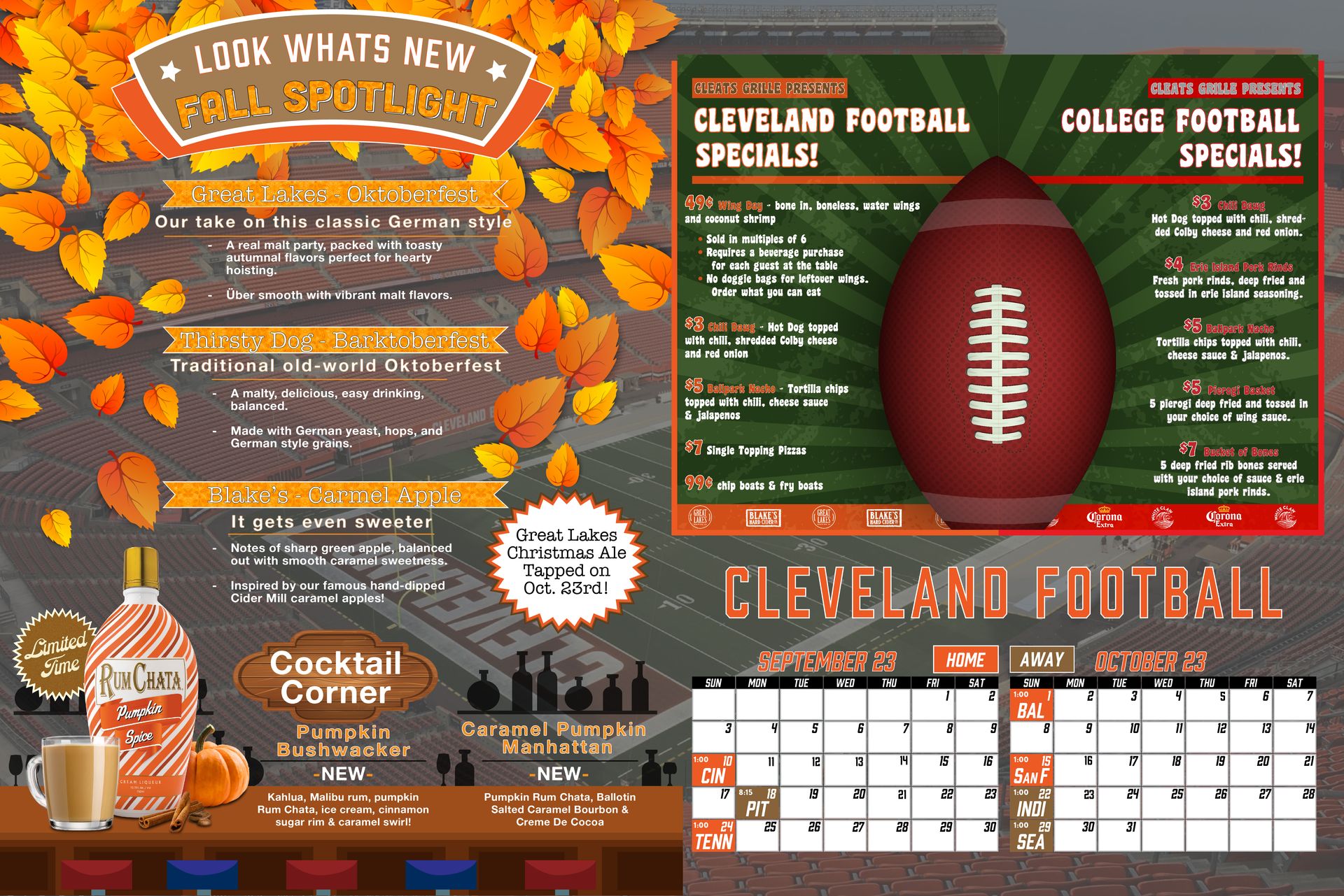 Cleats | Marblehead | Restaurants Marblehead Ohio | Waterfront Dining