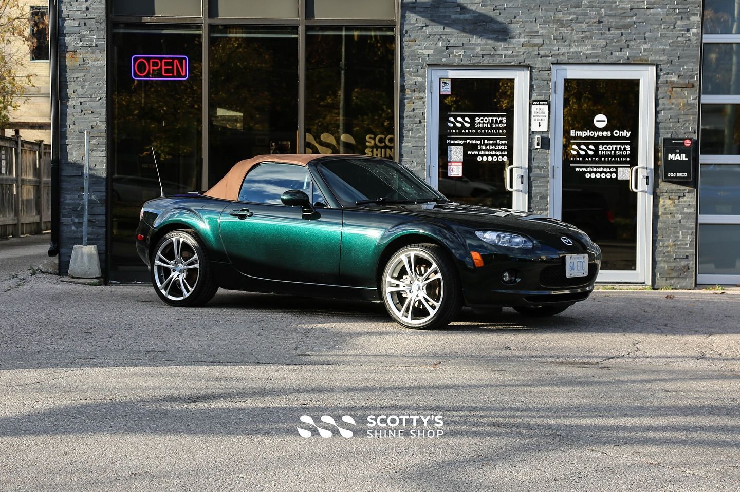 2007 Mazda MX5 Miata Paint Correction Detailing Window Tint