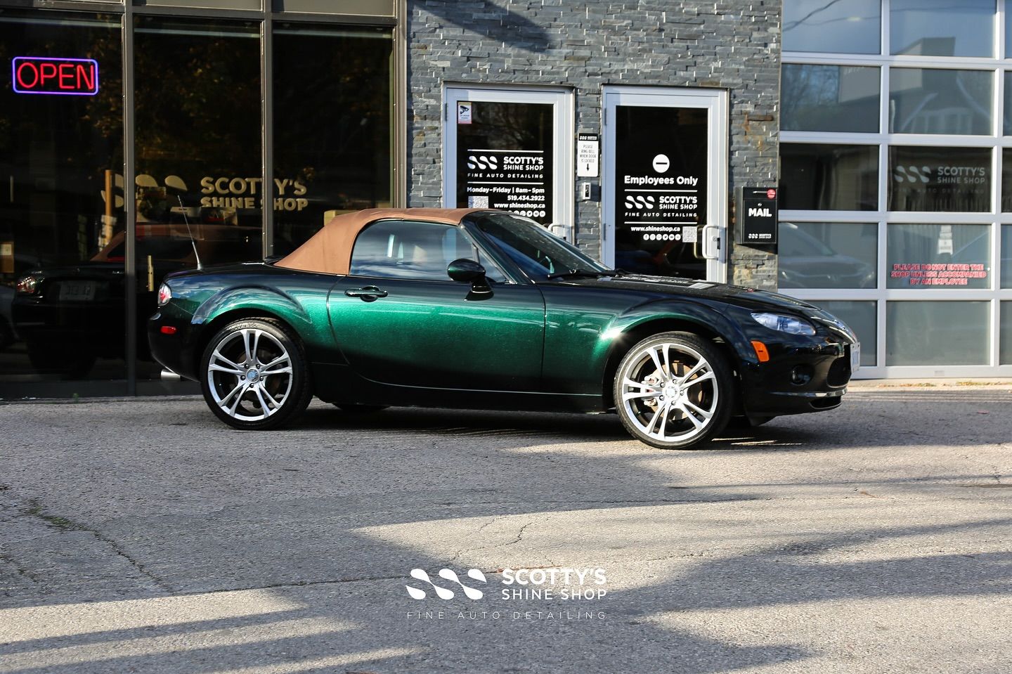 2007 Mazda MX5 Miata Paint Correction Detailing Window Tint