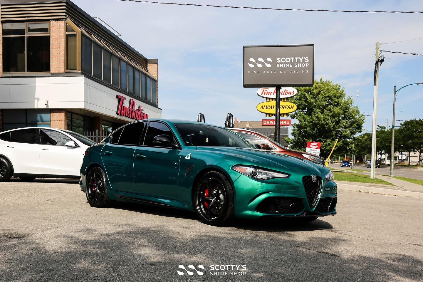2022 Alfa Romeo Giulia Quadrifoglio Xpel PPF, Window Tint London