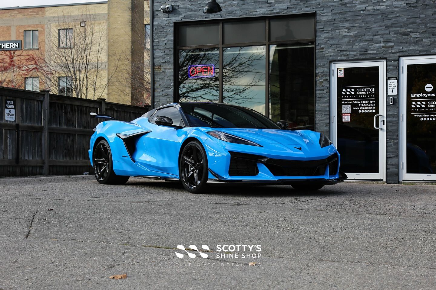 Chevrolet Corvette Z06 Suntek PPF Window Tint Ceramic Coating