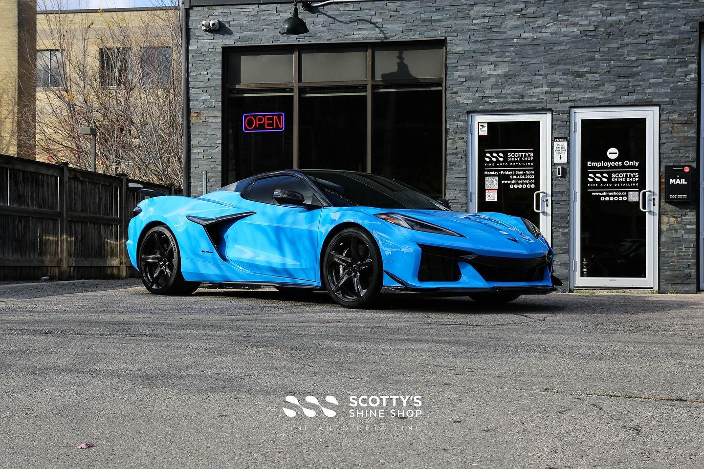 Chevrolet Corvette Z06 Suntek PPF Window Tint Ceramic Coating