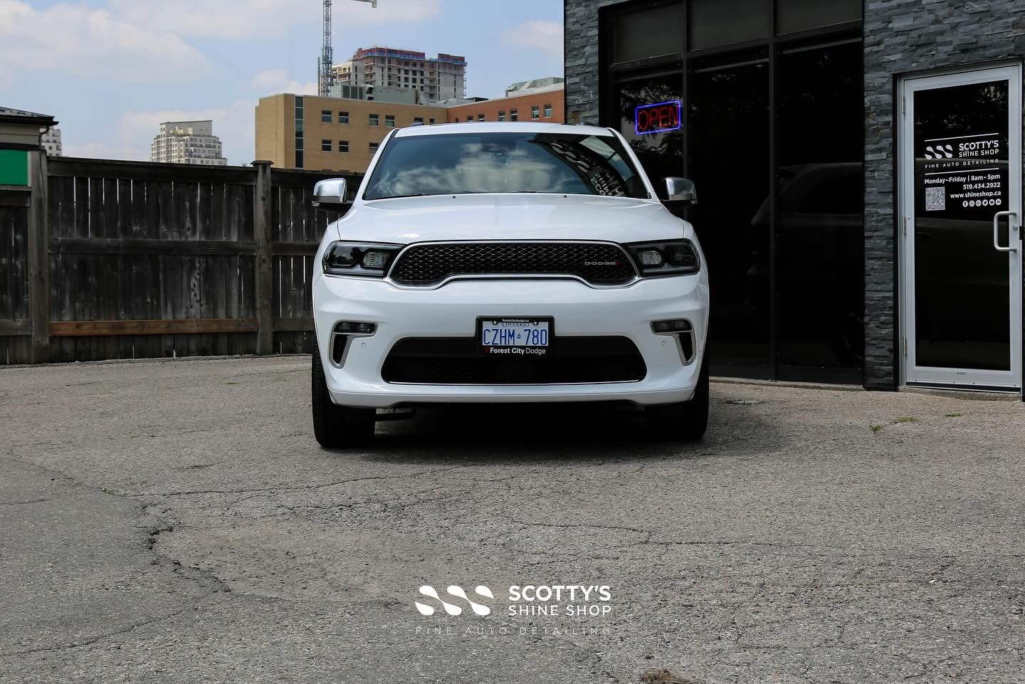 2023 Dodge Durango Paint Correction and Modesta Ceramic Coating