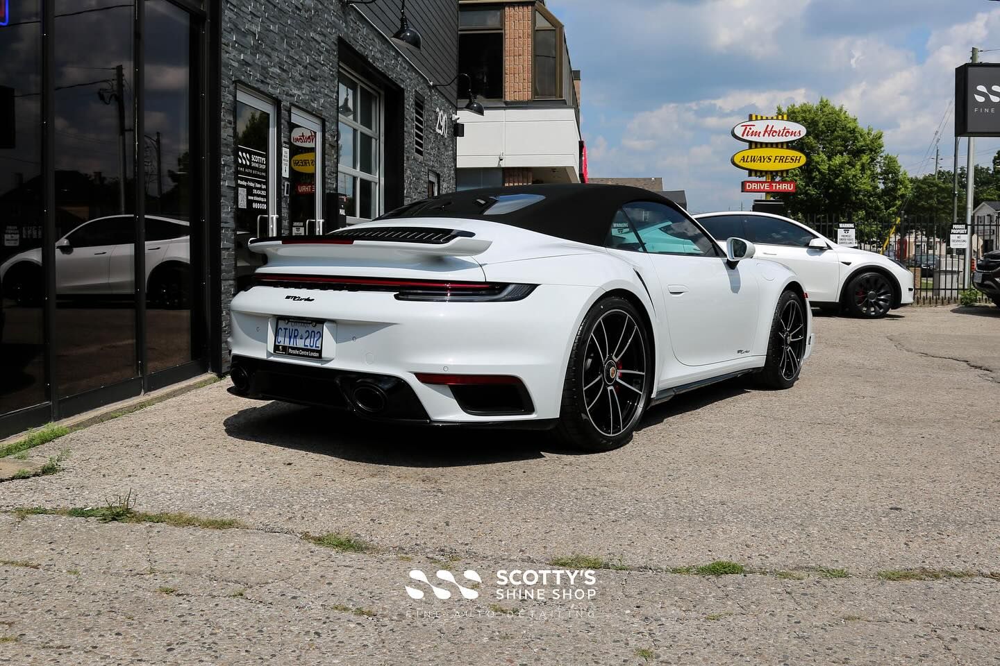 Porsche 911 Turbo Cabriolet Xpel PPF Window Tint, Ceramic Coating