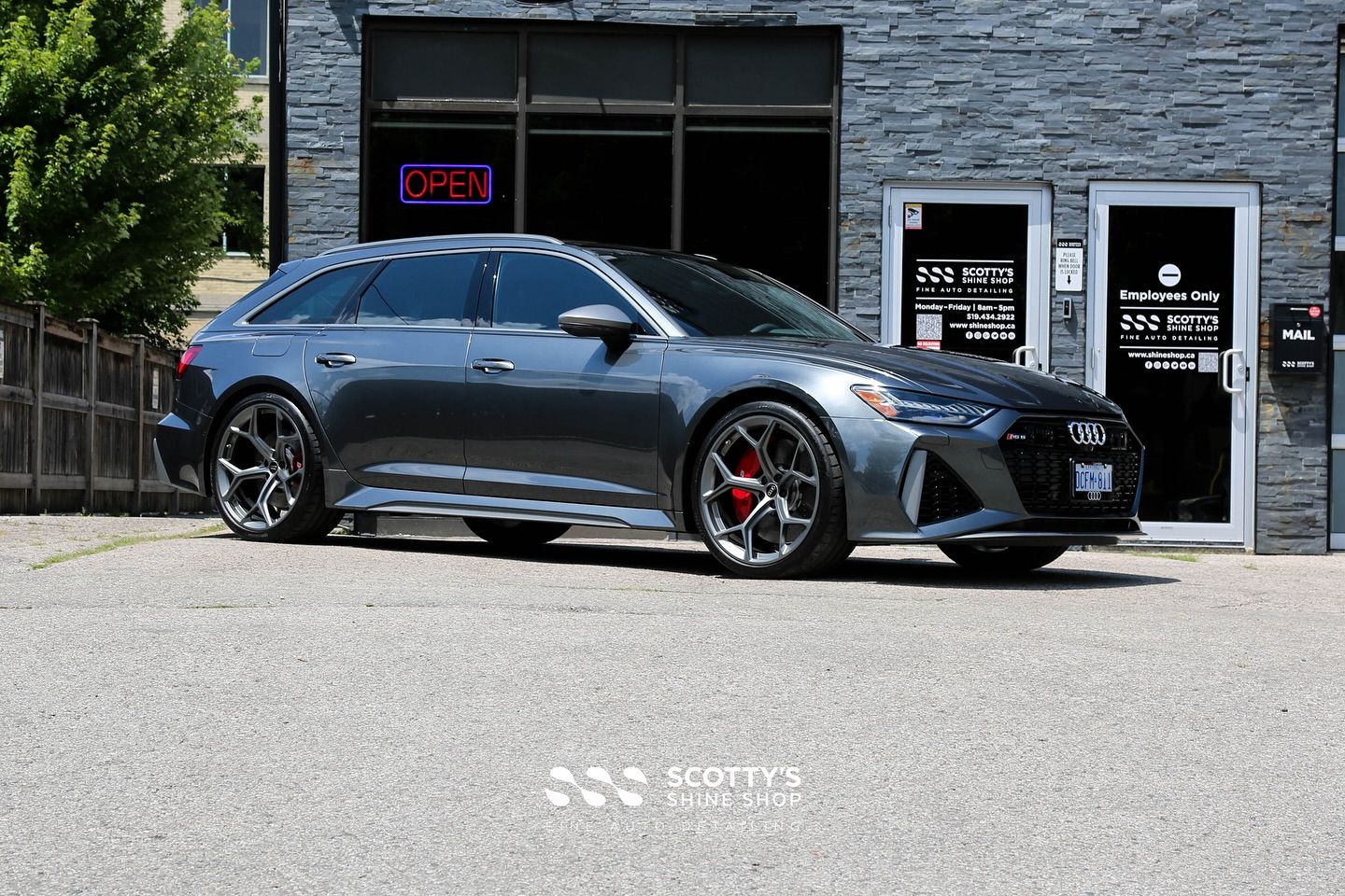 Audi RS6 Suntek PPF Formula 1 Window Tint Modesta Ceramic Coating