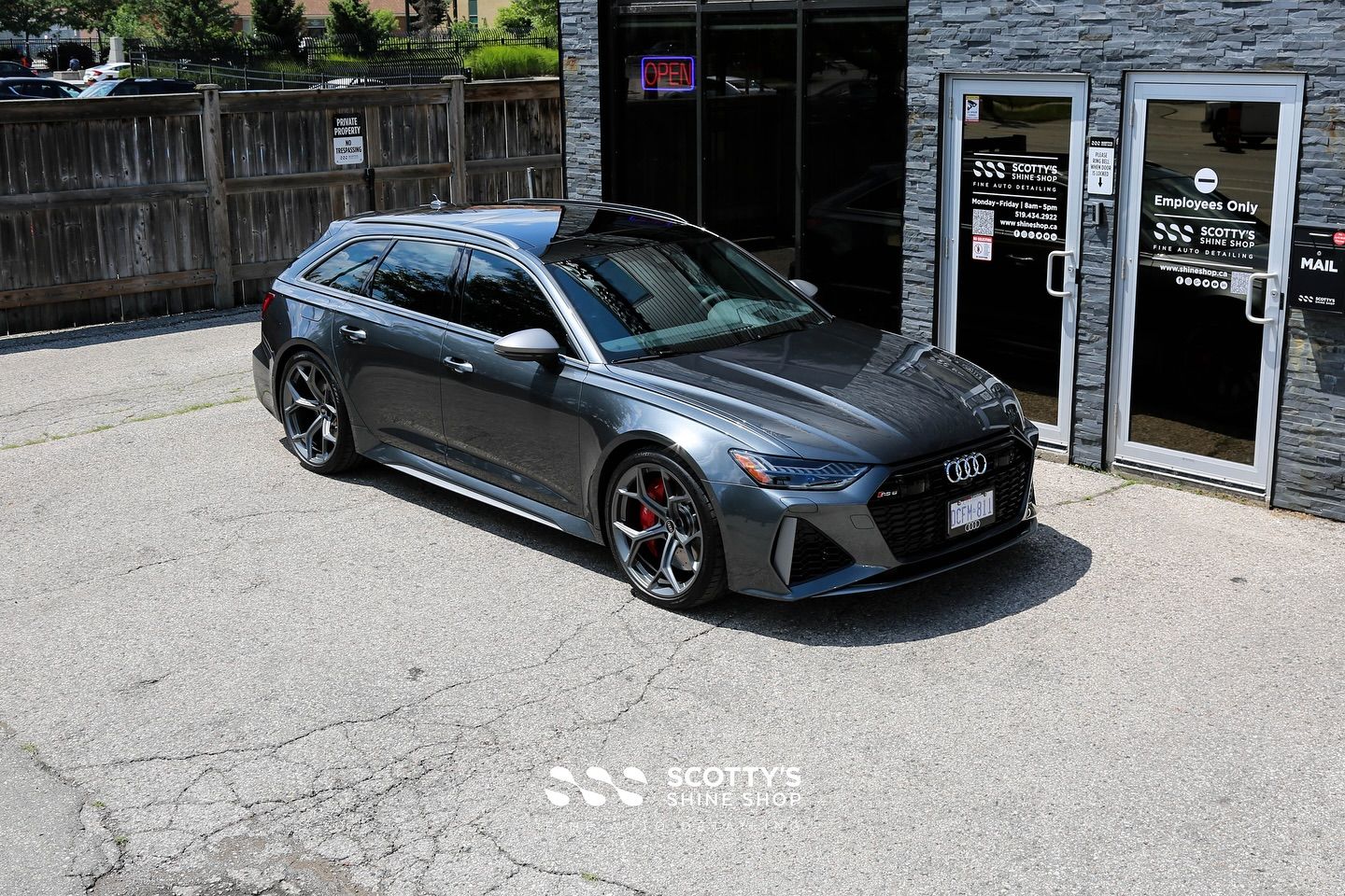 Audi RS6 Suntek PPF Formula 1 Window Tint Modesta Ceramic Coating
