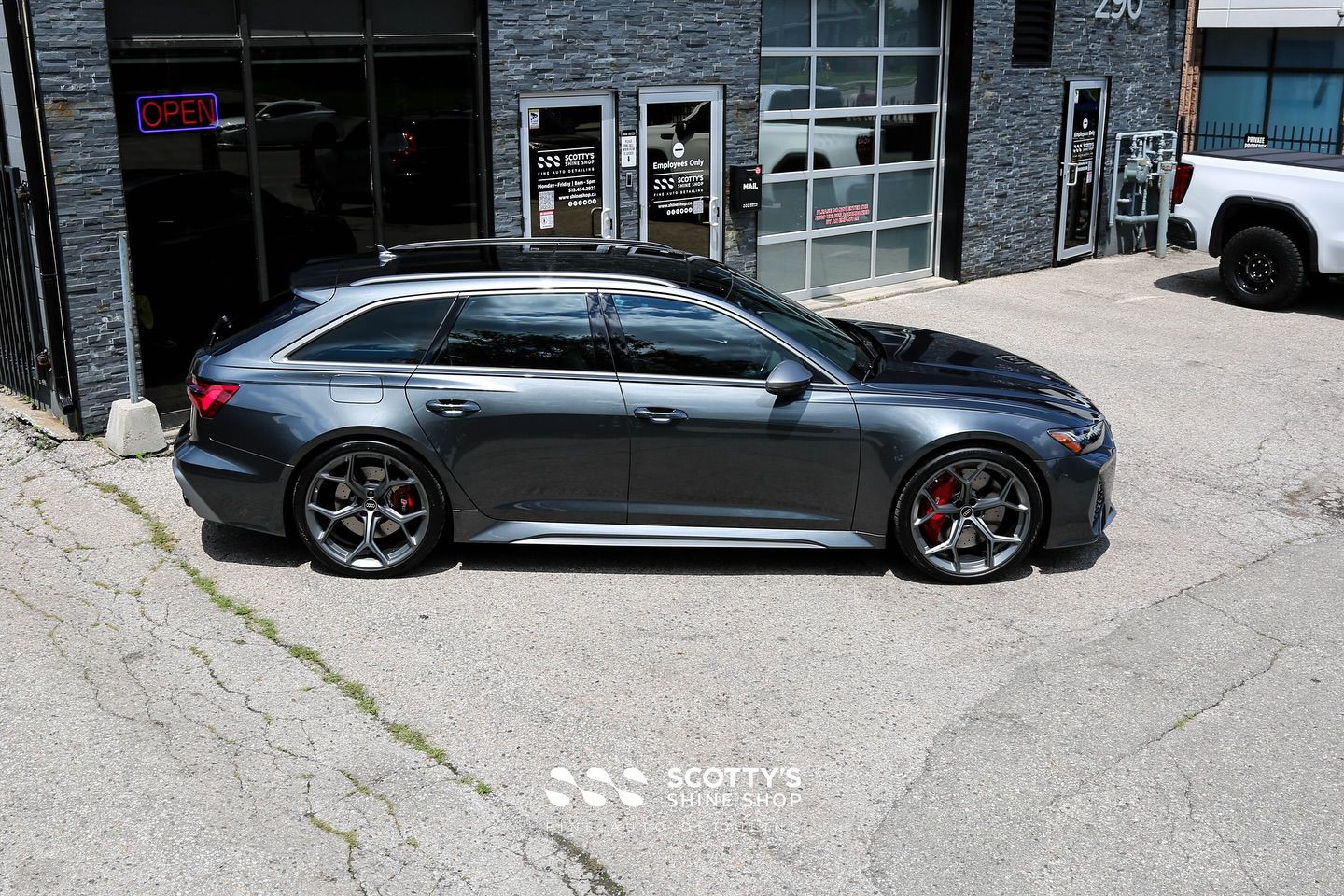 Audi RS6 Suntek PPF Formula 1 Window Tint Modesta Ceramic Coating