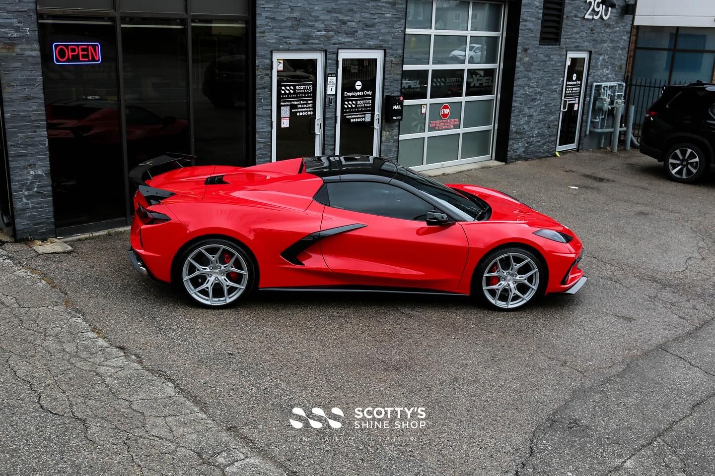 Chevrolet Corvette C8 PPF Vinyl Wrap Window Film Ceramic Coating