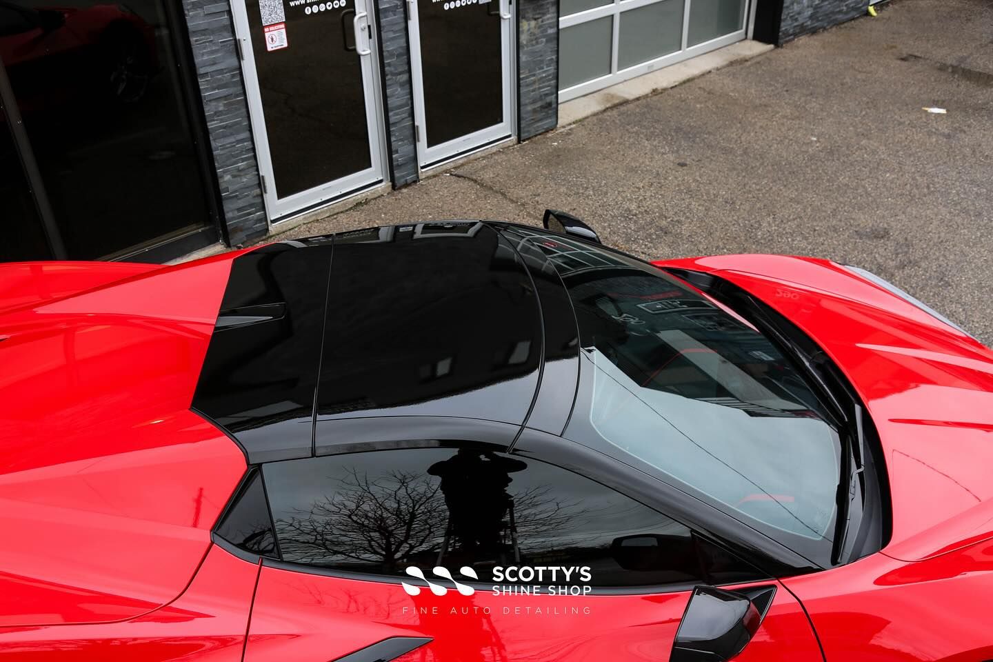 Chevrolet Corvette C8 PPF Vinyl Wrap Window Film Ceramic Coating