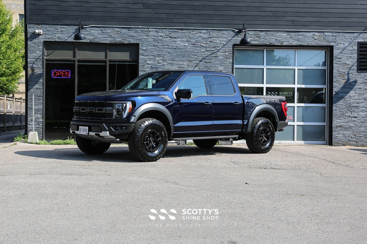 2024 Ford F150 Raptor Paint Correction Modesta BC04 Glass Coating