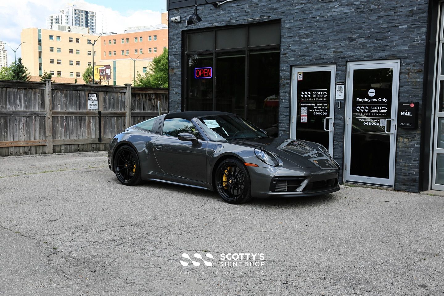 Porsche 911 Targa GTS Ceramic Window Tint Paint Protection Film
